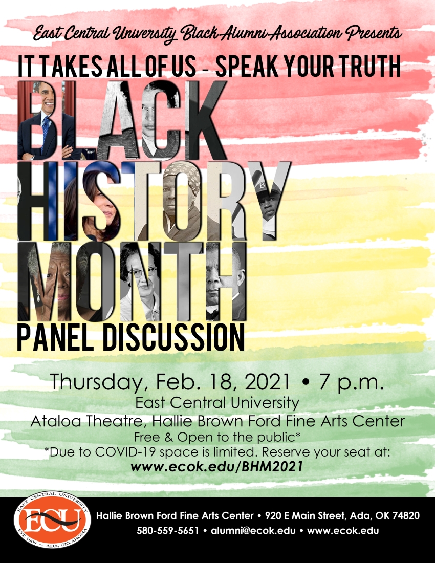 Panel Discussion To Highlight Black History Month At Ecu East Central